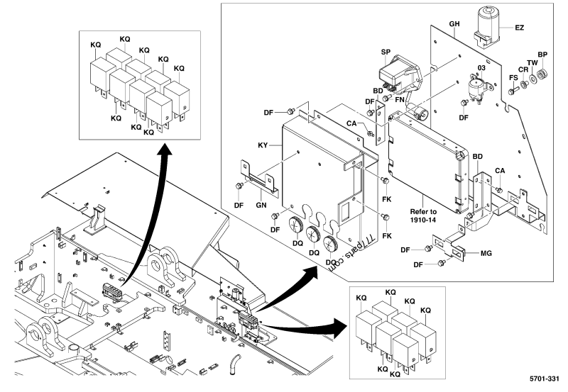 286202306071 RELAY ASSY, GLOW PLUG - Toyota spare part | 777parts.com