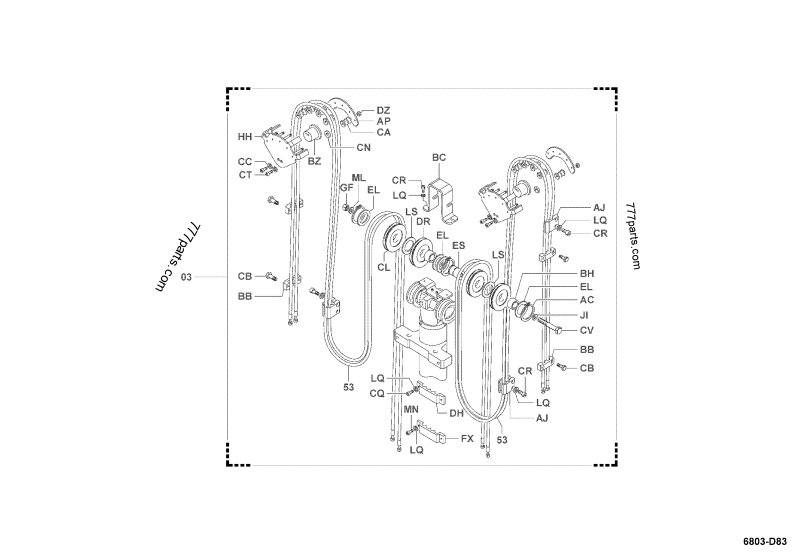30207T9A5071 MAST PIPING KIT - Toyota spare part | 777parts.com