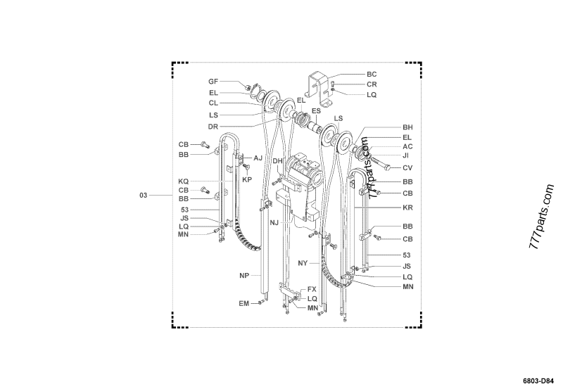 30207T9A5071 MAST PIPING KIT - Toyota spare part | 777parts.com
