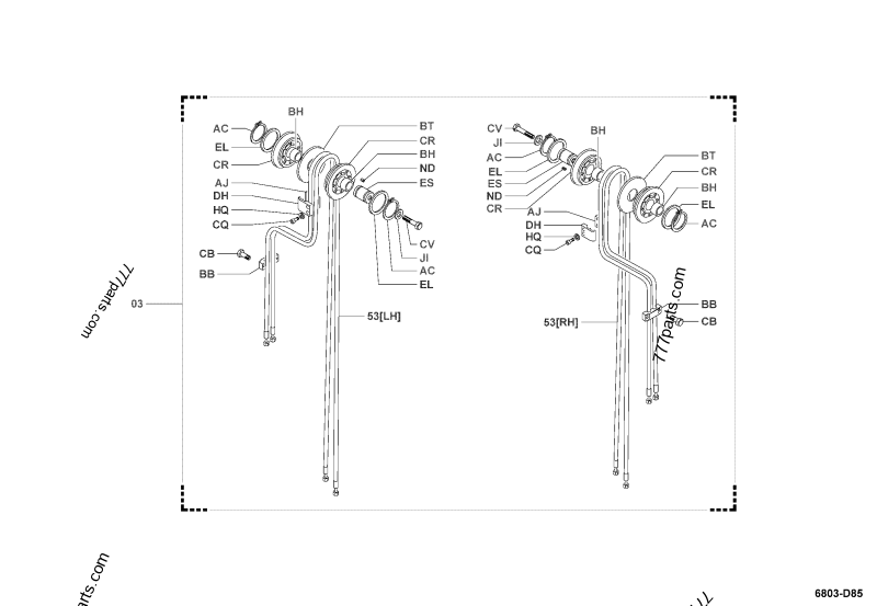 30207T9A5071 MAST PIPING KIT - Toyota spare part | 777parts.com