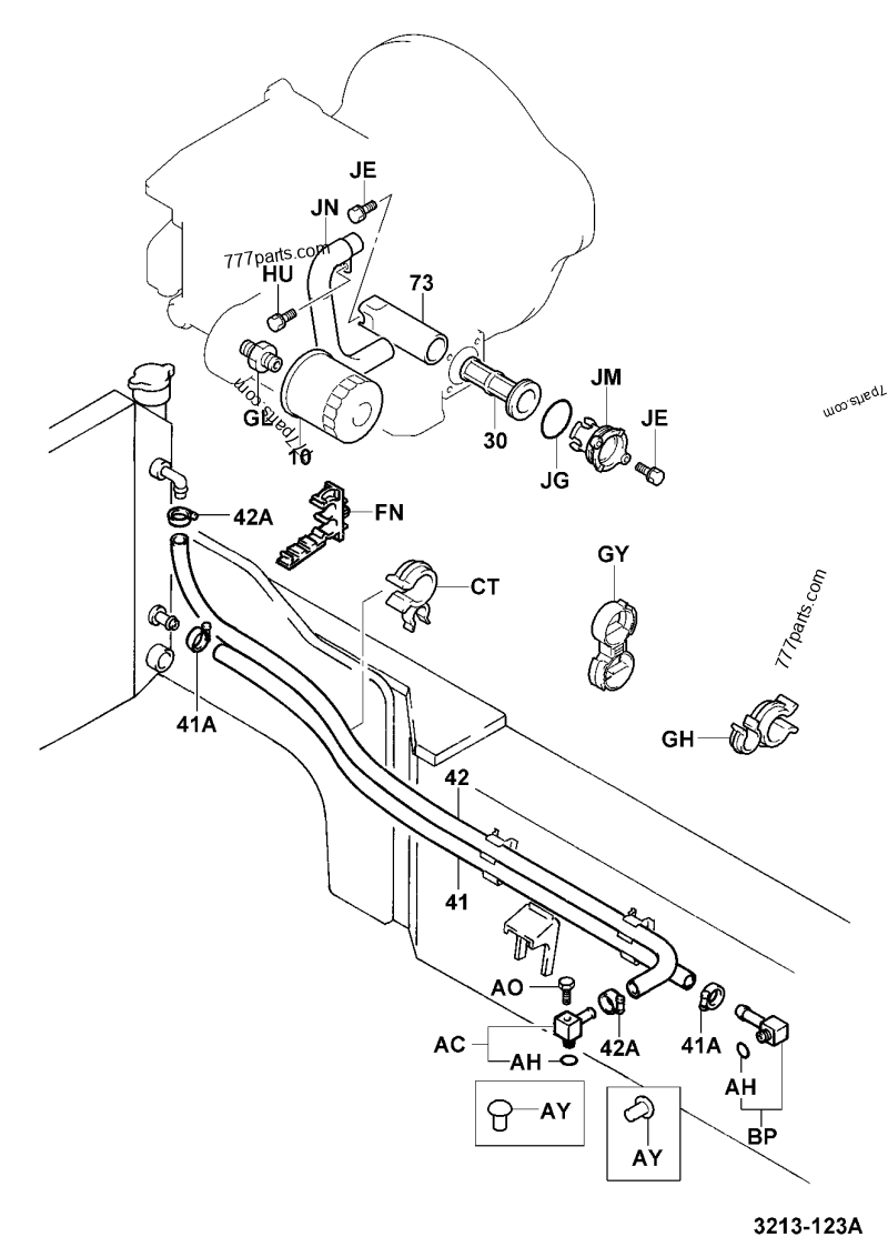 329882333071 HOSE, LOW PRESSURE - Toyota spare part | 777parts.com