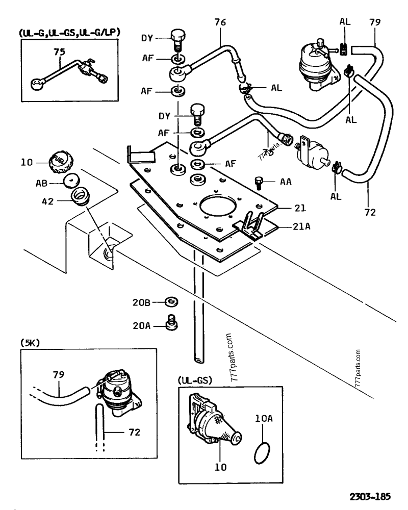 238032382071 PIPE SUB-ASSY, TANK TO FILTER - Toyota spare part ...