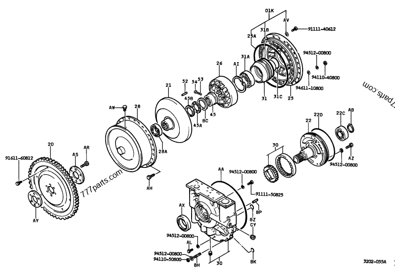 326011262071 CASE SUB-ASSY, OIL PUMP - Toyota spare part | 777parts.com