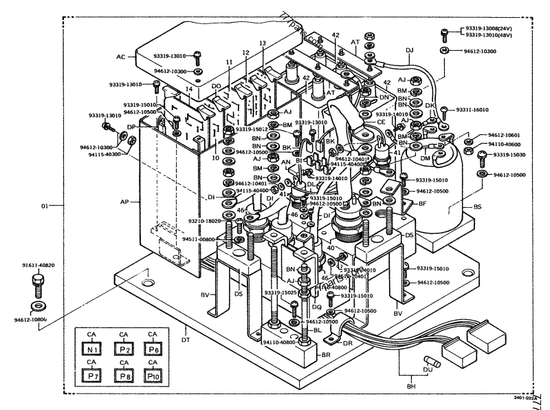 242051117071 BRACKET SUB-ASSY - Toyota spare part | 777parts.com