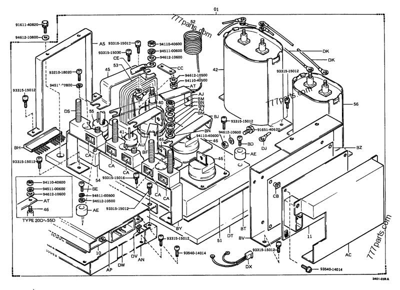 242051117071 BRACKET SUB-ASSY - Toyota spare part | 777parts.com