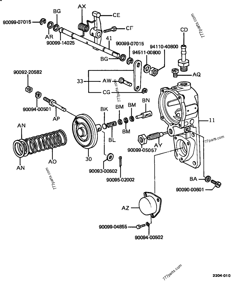 223587600171 UNION, VENTURI PIPE - Toyota spare part | 777parts.com