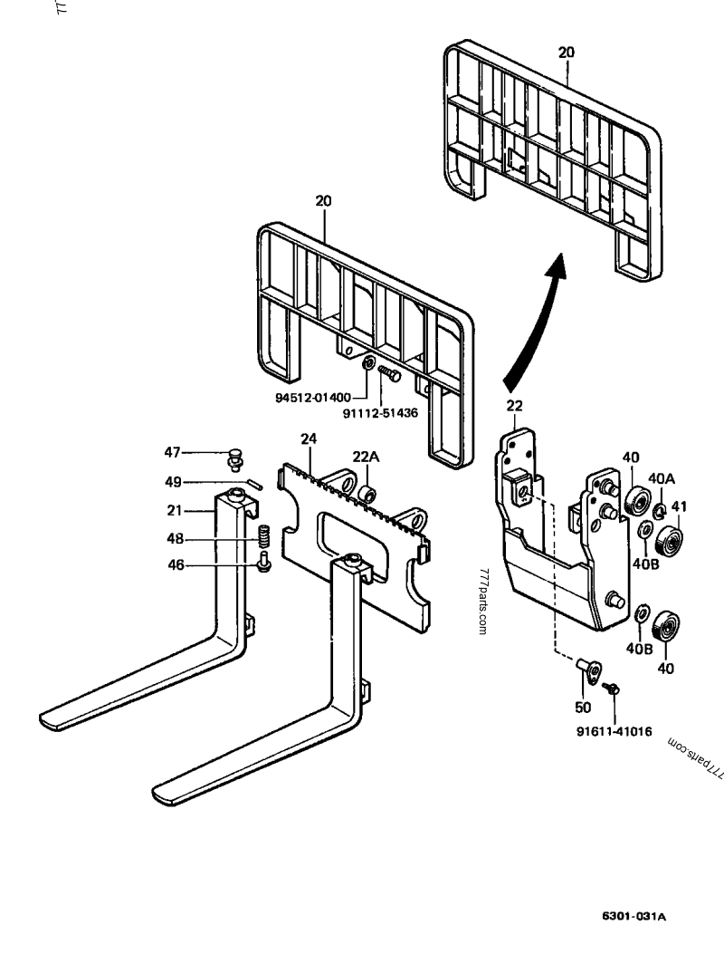 634041150071 BRACKET SUB-ASSY, LIFT - Toyota spare part | 777parts.com