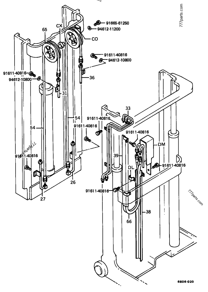 680542427071 GUIDE SUB-ASSY, NO.1 - Toyota spare part | 777parts.com