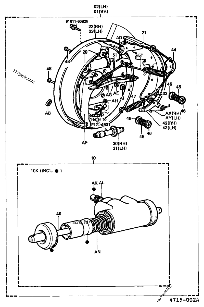 476752180071 SPRING, ANCHOR TO SHOE - Toyota spare part | 777parts.com