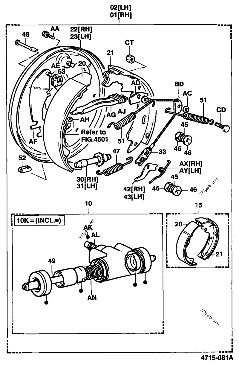 476752180071 SPRING, ANCHOR TO SHOE - Toyota spare part | 777parts.com