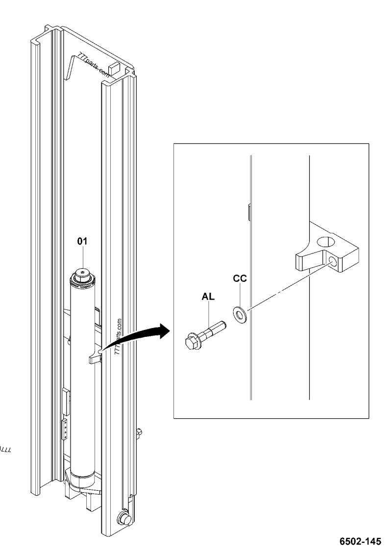 656503291171 CYLINDER ASSY, LIFT - Toyota spare part | 777parts.com