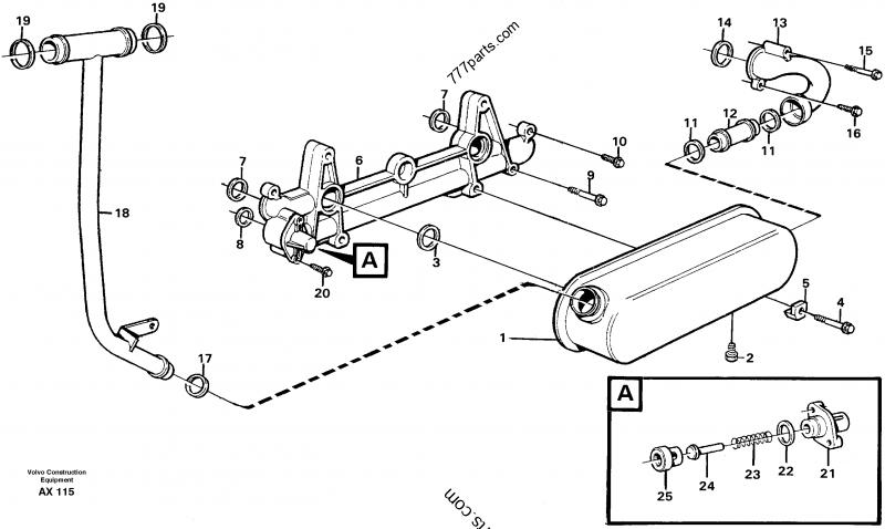 VOE 1556905 Sealing ring - 1556905 - Volvo spare part | 777parts.com
