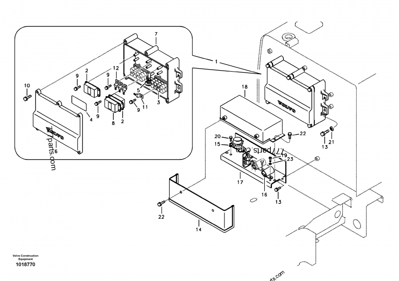 VOE 20367490 Relay - 20367490 - Volvo spare part | 777parts.com