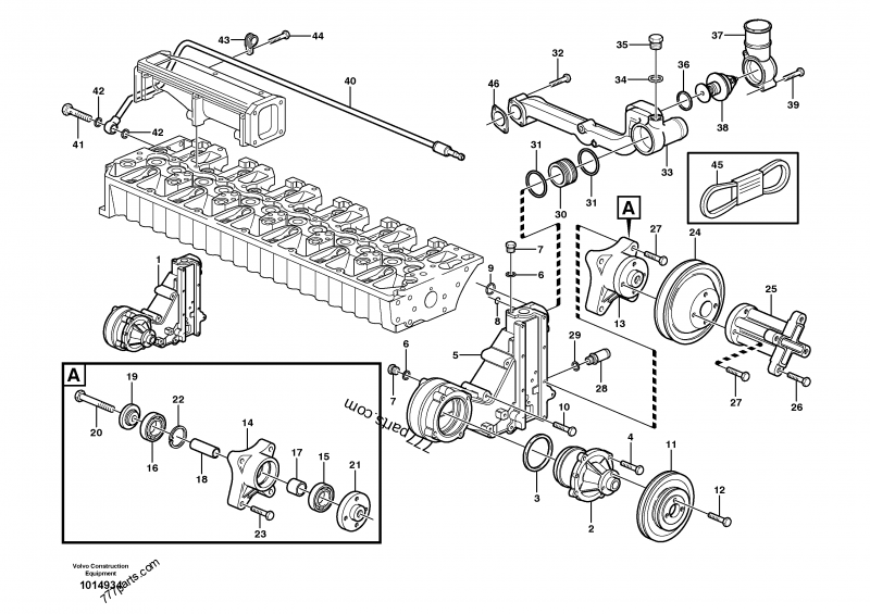 VOE 20450736 Thermostat - 20450736 - Volvo spare part | 777parts.com
