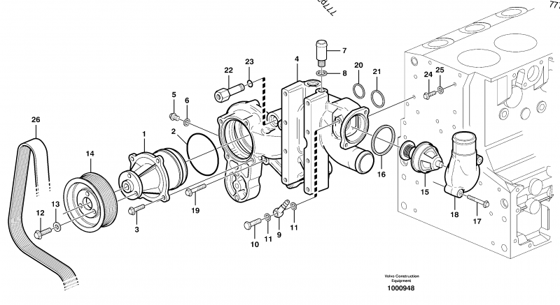 VOE 20450736 Thermostat - 20450736 - Volvo spare part | 777parts.com