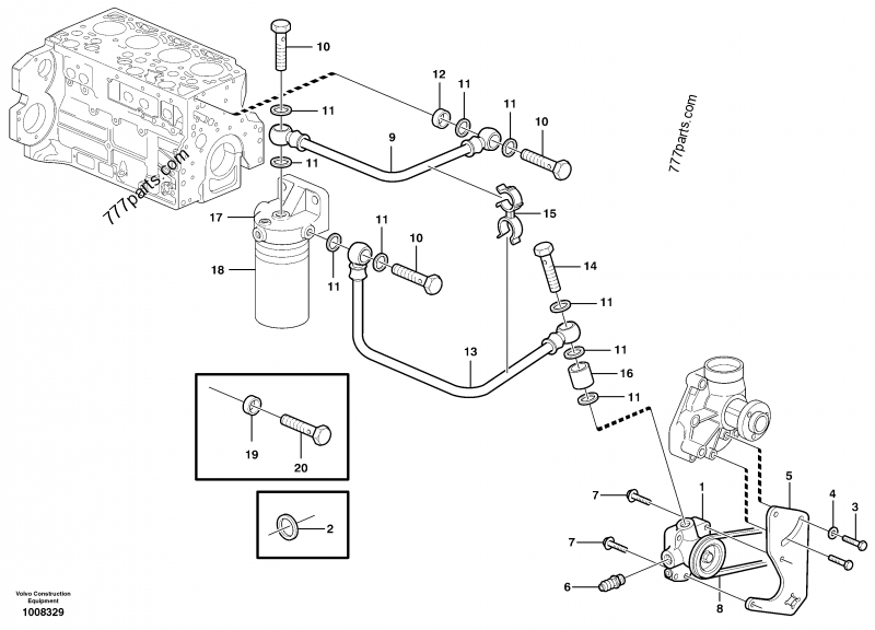 VOE 20450894 Fuel pump - 20450894 - Volvo spare part | 777parts.com