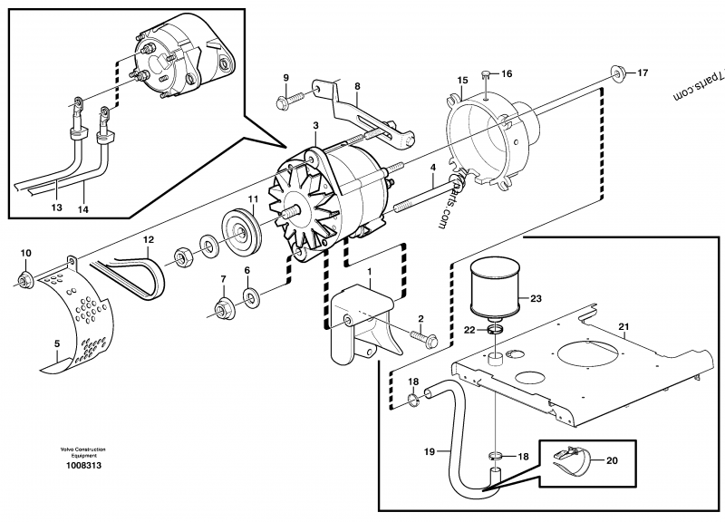 VOE 20523391 Charge Rgltr - 20523391 - Volvo spare part | 777parts.com