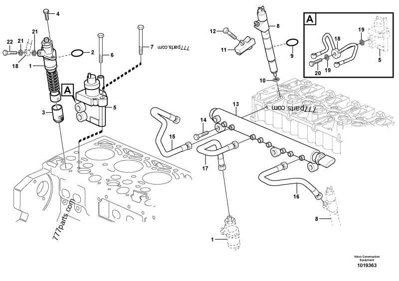 VOE 20799064 Sealing ring - 20799064 - Volvo spare part | 777parts.com