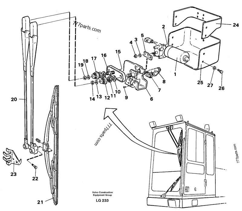 VOE 2554252 Link - 2554252 - Volvo spare part | 777parts.com