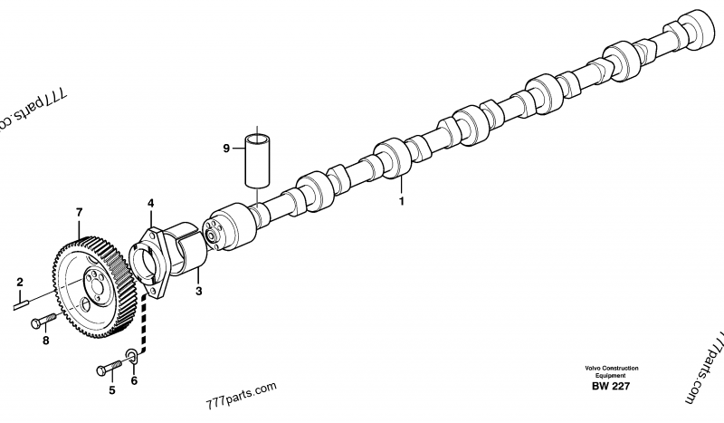 Bearing bushing - Volvo spare part | 777parts.com