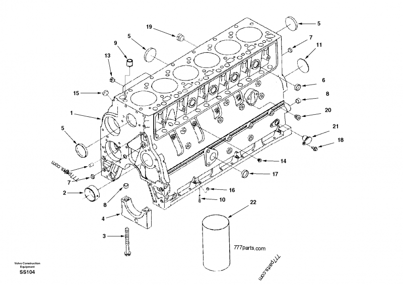 SA 3678923 Plug - 3678923 - Volvo spare part | 777parts.com