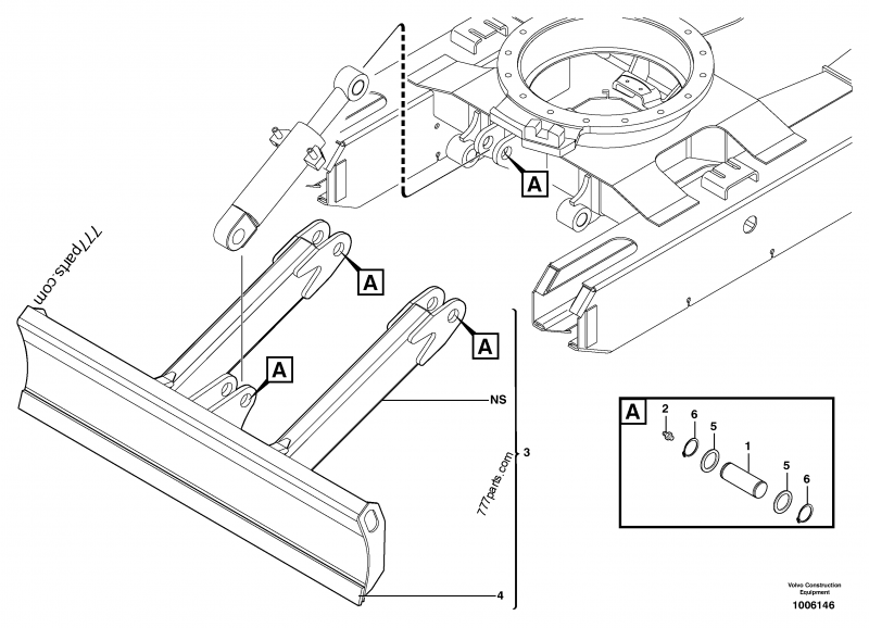 PJ 3780198 Pin - 3780198 - Volvo spare part | 777parts.com