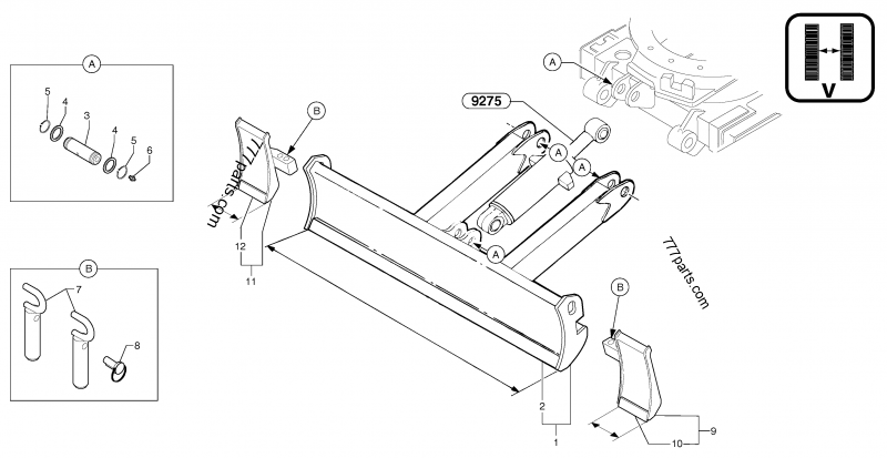 PJ 3780198 Pin - 3780198 - Volvo spare part | 777parts.com
