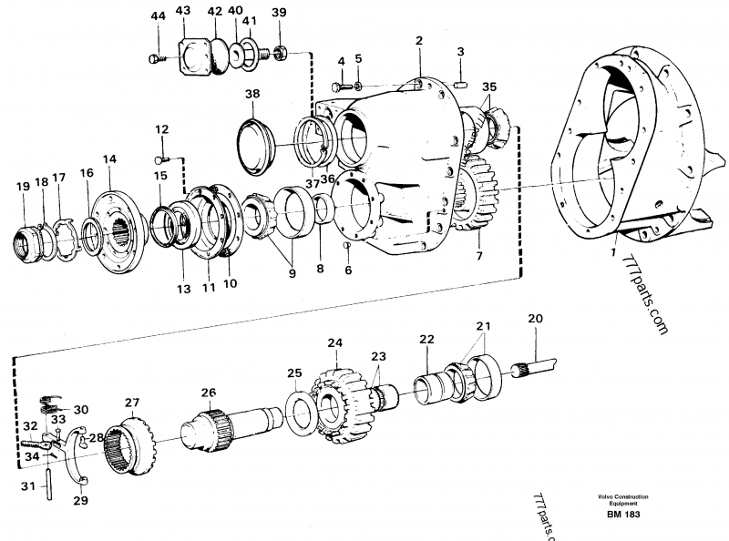 VOE 383988 Diaphragm Seat - 383988 - Volvo spare part | 777parts.com