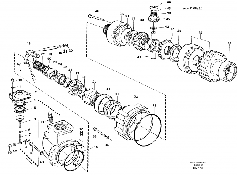 VOE 383988 Diaphragm Seat - 383988 - Volvo spare part | 777parts.com