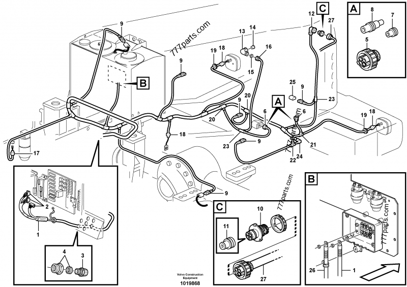 VOE 3963410 Seal - 3963410 - Volvo spare part | 777parts.com
