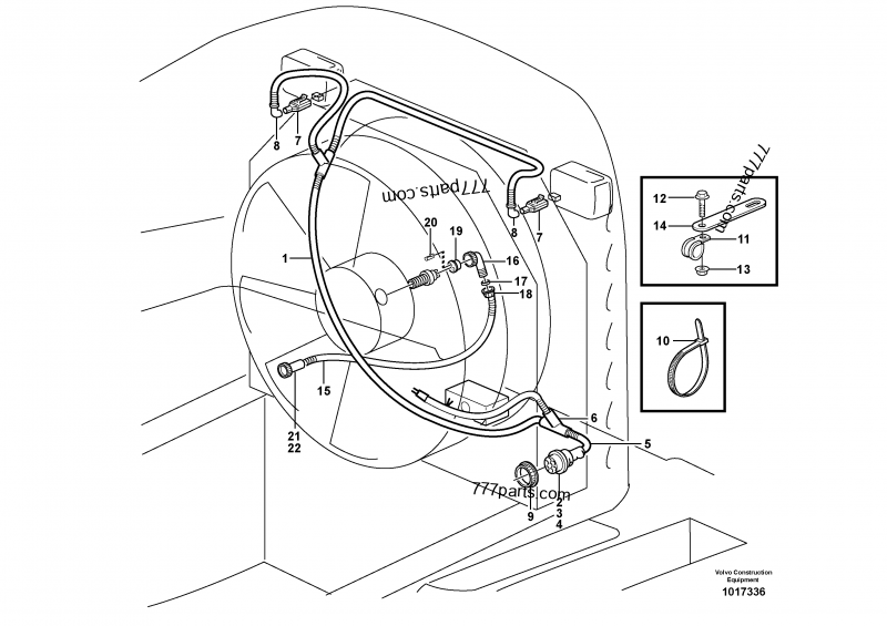 VOE 3963410 Seal - 3963410 - Volvo spare part | 777parts.com