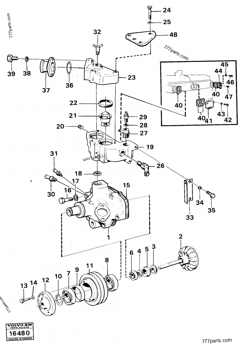 VOE 420162 Sealing ring - 420162 - Volvo spare part | 777parts.com