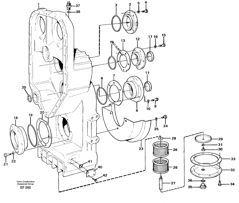 VOE 4720913 Bearing Housing - 4720913 - Volvo spare part | 777parts.com
