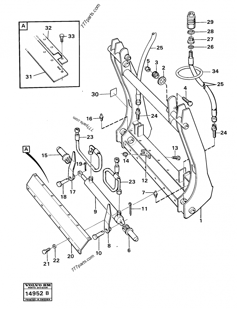 VOE 4739025 Guard - 4739025 - Volvo spare part | 777parts.com