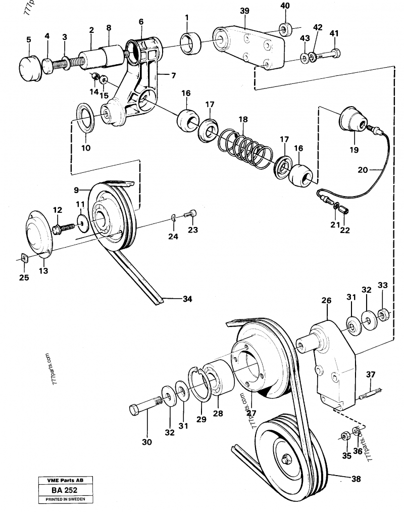 VOE 4772193 Compression Spring - 4772193 - Volvo spare part | 777parts.com