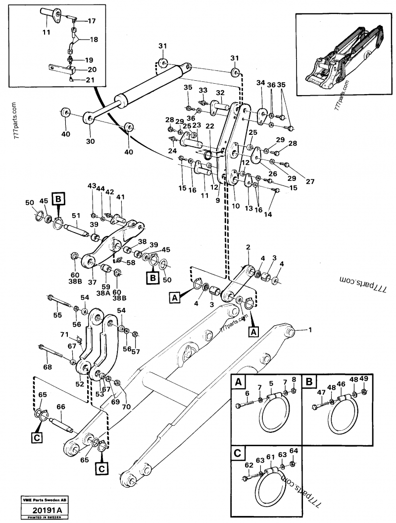 VOE 4824485 O-ring - 4824485 - Volvo spare part | 777parts.com