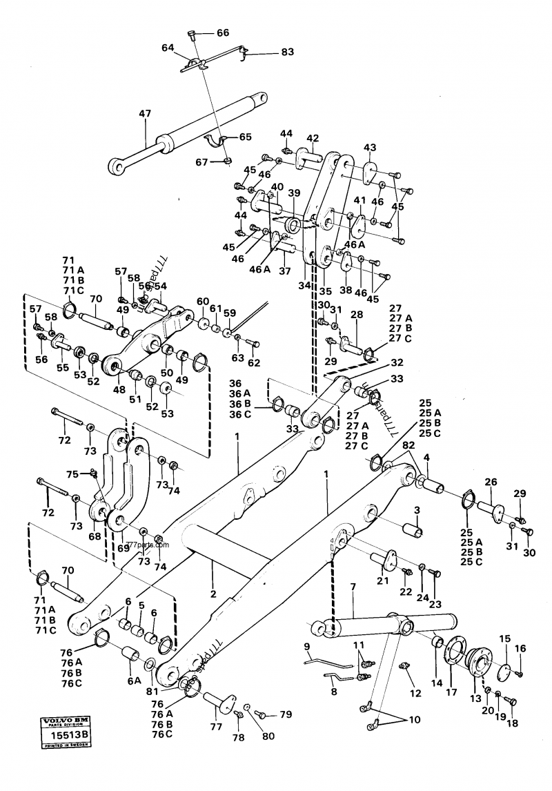 VOE 4850133 Retainer - 4850133 - Volvo spare part | 777parts.com