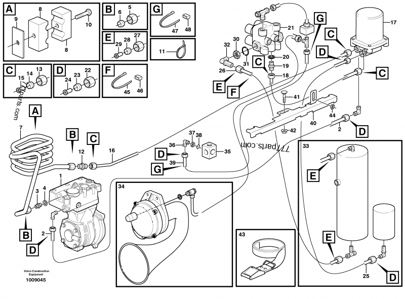 VOE 4880573 Clamp - 4880573 - Volvo spare part | 777parts.com