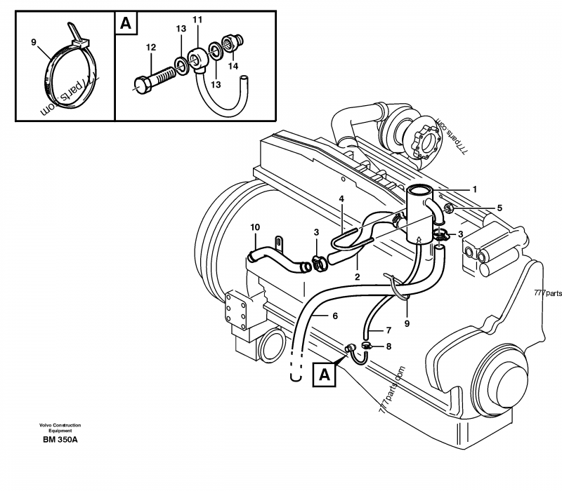 VOE 4881440 Strip Clamp - 4881440 - Volvo spare part | 777parts.com