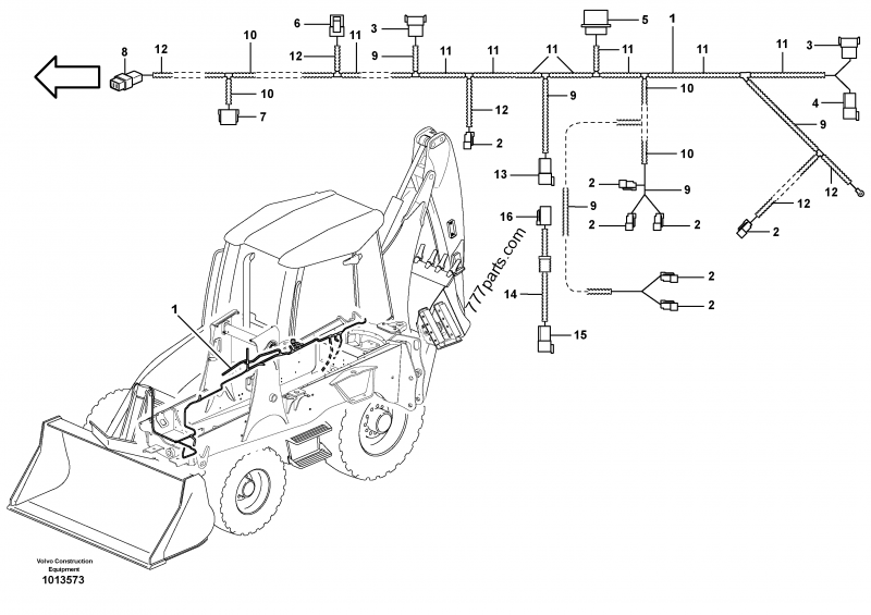 Hand brake - Volvo spare part | 777parts.com
