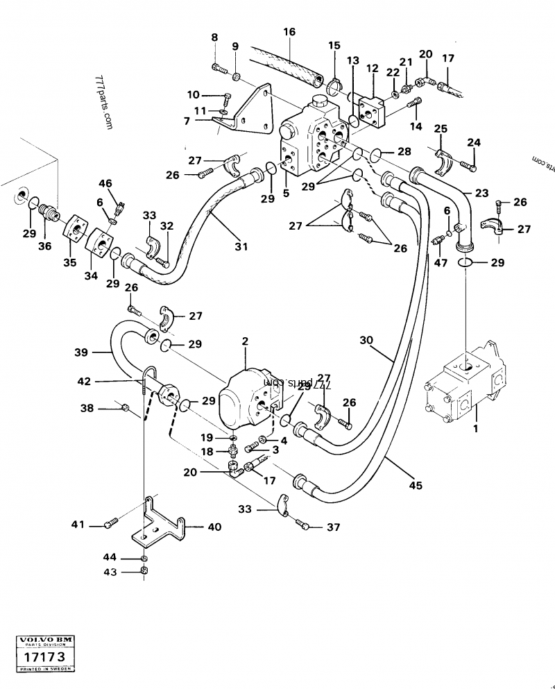 VOE 925079 O-ring - 925079 - Volvo spare part | 777parts.com