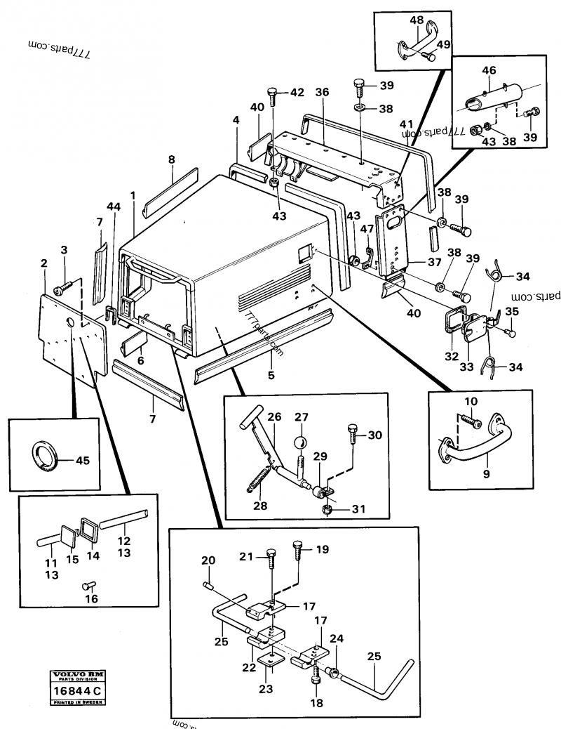 VOE 943000 Blind Rivet - 943000 - Volvo spare part | 777parts.com
