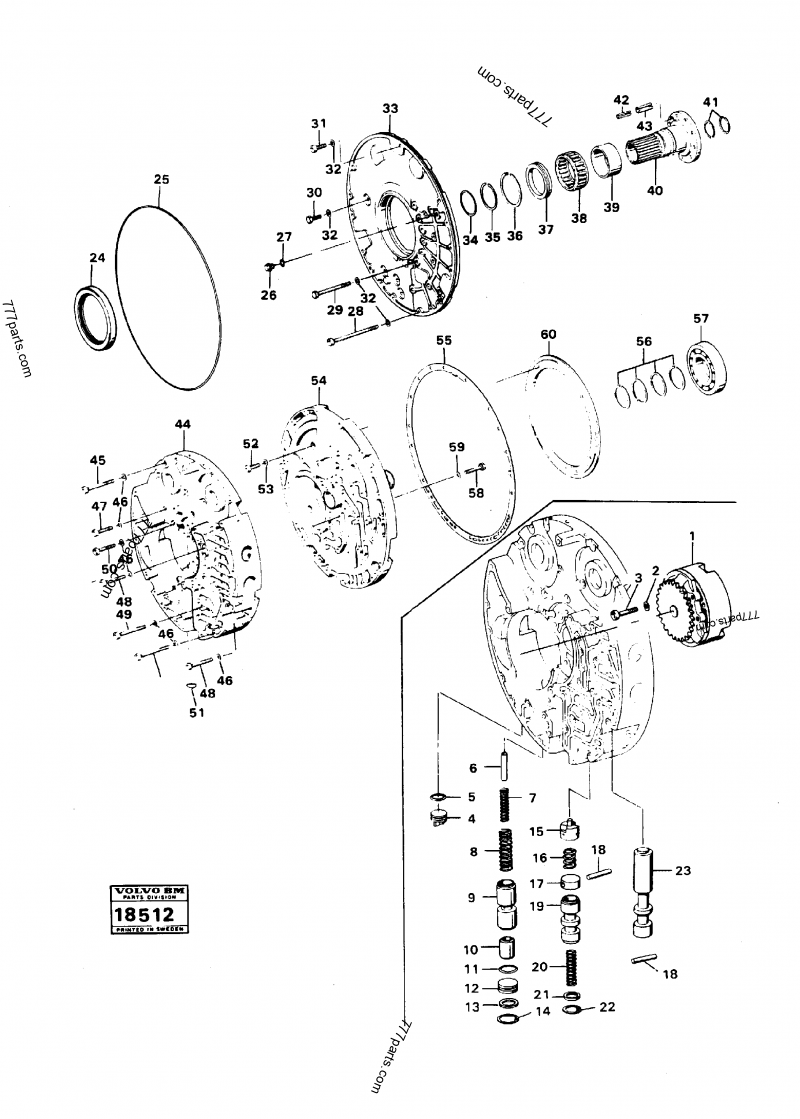 VOE 952049 Spring Pin - 952049 - Volvo spare part | 777parts.com