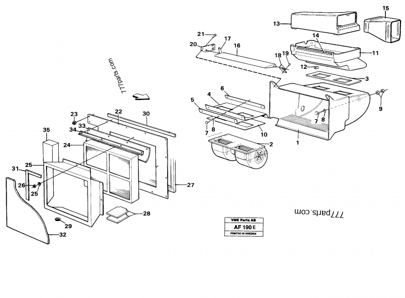 VOE 11006989 Filter Retainer - 11006989 - Volvo spare part | 777parts.com