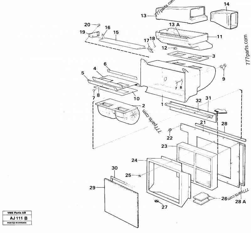 VOE 11006989 Filter Retainer - 11006989 - Volvo spare part | 777parts.com