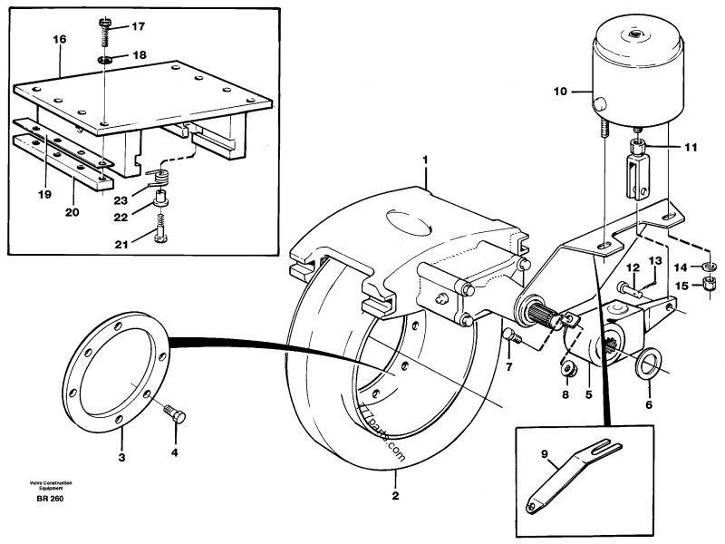 VOE 970926 Hexagon screw - 970926 - Volvo spare part | 777parts.com