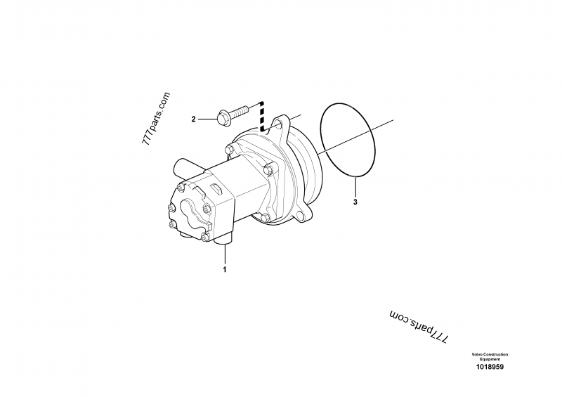 VOE 977030 O-ring - 977030 - Volvo spare part | 777parts.com