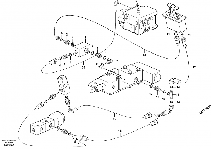 VOE 990736 O-ring - 990736 - Volvo spare part | 777parts.com