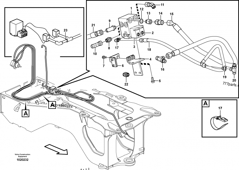 VOE 990736 O-ring - 990736 - Volvo spare part | 777parts.com