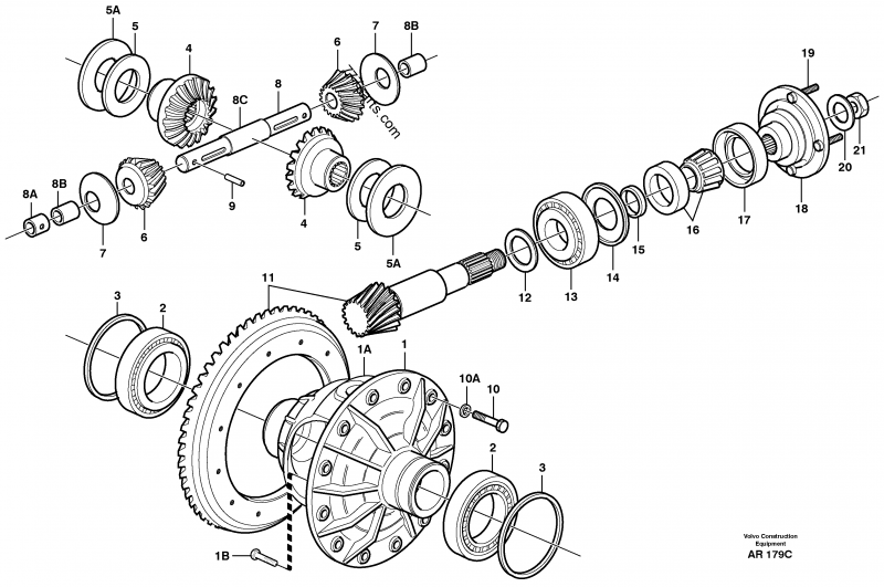 VOE 11034989 Drive Gear Set - 11034989 - Volvo spare part | 777parts.com